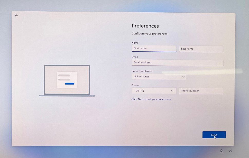 New Remote Installation - Windows 11